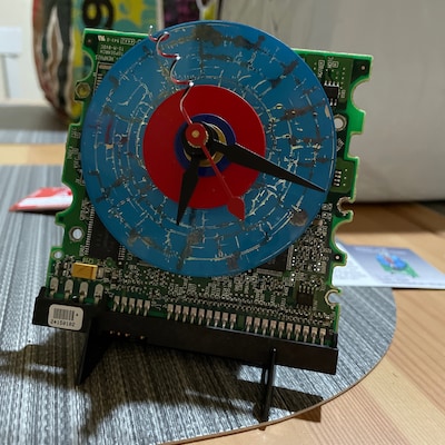 Vintage Punched Computer Punch Card on Mini CD on Circuit - Etsy