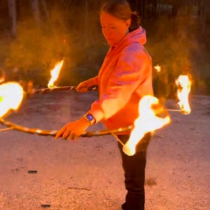 Fire Sword, Martial Art Fire Sword, Fire Dance Stick, Flow Art Props ...