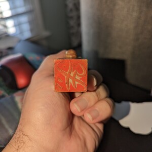 Custom Brass Stamp Customized Mini Chop Personal Chinese Name - Etsy
