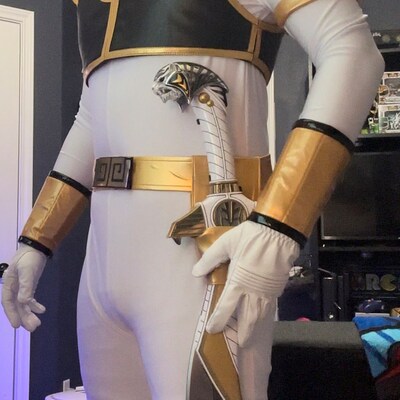 Leather Gloves for Power Rangers Cosplay/short Gauntlet/top - Etsy