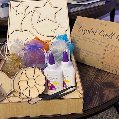 Crystal Craft Kit DIY, Craft Kit With Crystals, Crystals Date Night Box ...