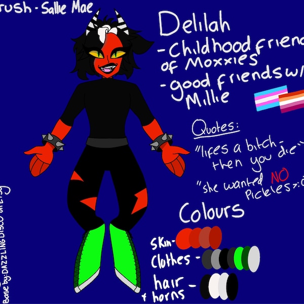 Helluva Boss Imp OC Base - Etsy