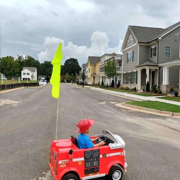 Recumbent Trike Flag - Recumbent Bike Flag - High Visibility Bike Flag ...