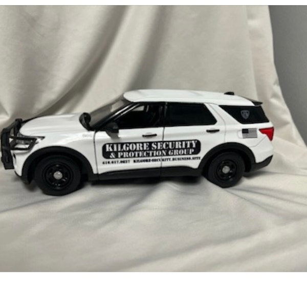 Custom White Police Explorer 2016 Body Style 1:24 - Agency Specific - Etsy