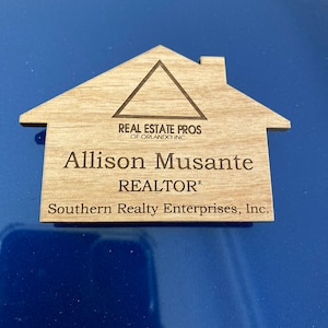 Custom House Shaped Name Tag - Etsy