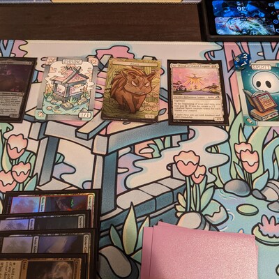 Rainbow Shrine Playmat // Deskmat and Mousepad // Accessories for MTG ...