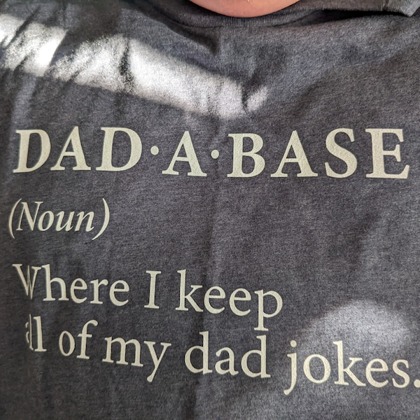 Dad Joke Shirt for Father's Day Dada-base T-shirt for Dad Cute Tee Gift ...