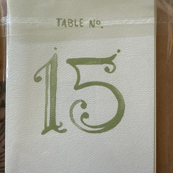 Wedding Table Numbers, Watercolor Numbers in Sage, Elegant Numbers, Table Numbers Green, Farm ...
