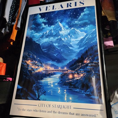 Acotar Puzzle Velaris Art, ACOTAR Puzzle Fantasy Picture Puzzle Bookish ...