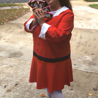 Veruca Salt Dress Red. Halloween Outfit. Girl Birthday Party Costumel ...