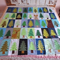 Lookout tree and Animal Sampler Quilt Pattern By: Elizabeth Hartman EH ...