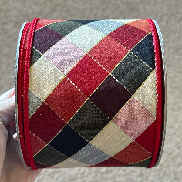 Ribbon, Ribbon for Wreaths, Narrow Ribbon, 1 Ribbon, Christmas Ribbon ...