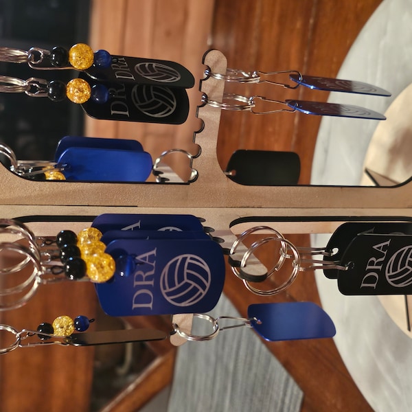 Keychain Display Stand Digital File - 3 Designs - Ai SVG PDF - Laser ...