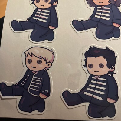 My Chemical Romance MCR Doll Stickers Original Era Sets bullets,revenge ...