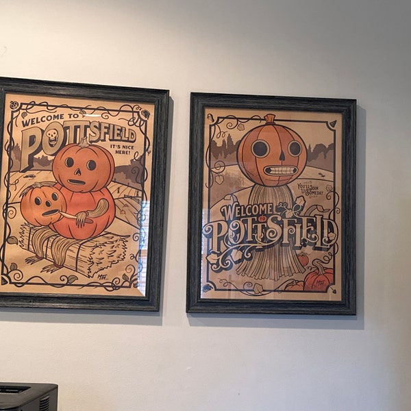 Over the Garden Wall Pottsfield Poster - Wall Art Print by Mark T ...