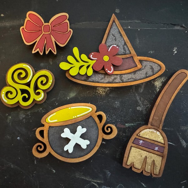 Instant Digital Download - Bundle of Four Floral Magnet Designs, Score ...