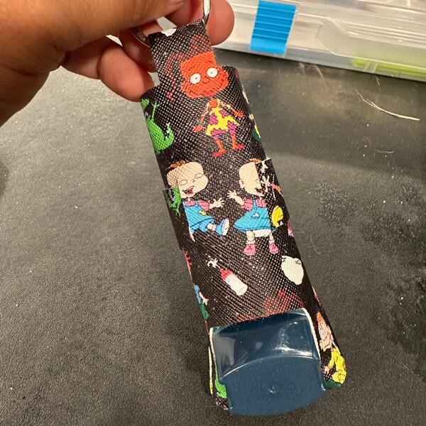 Asthma Inhaler Holder SVG, Puffer Cover, Leather Pattern, No Sew ...