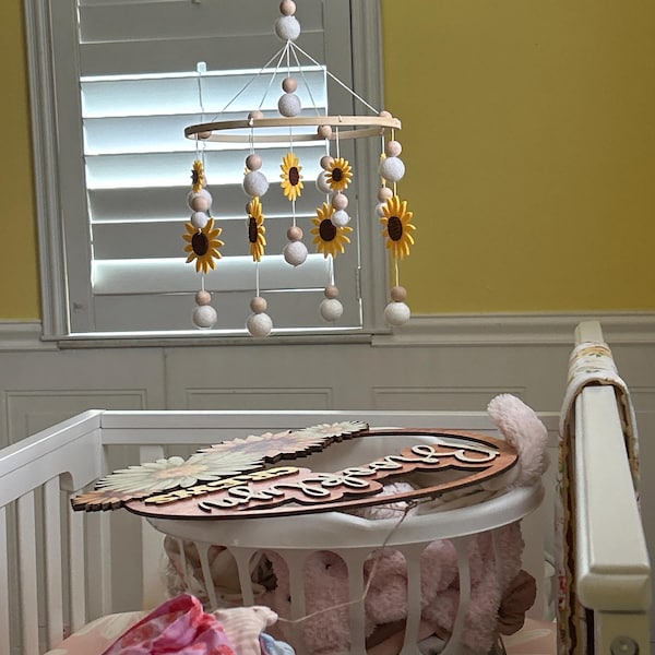 Leaf Mobile, Boho Baby Mobile, Boho Mobile, Boho Nursery Decor, Boho ...