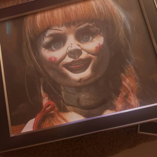 Annabelle - Dark Art Horror Vintage Porcelain Doll Supernatural Spooky ...