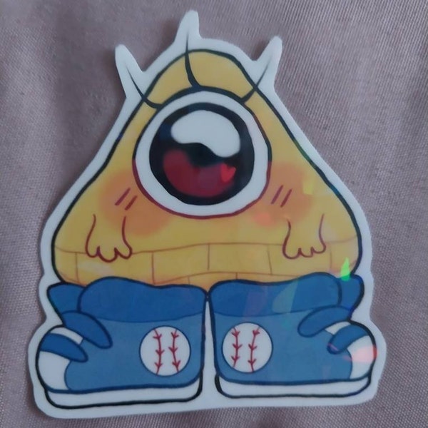 Baby Bill Cipher Holographic Sticker || Gravity Falls Book of Bill - Etsy