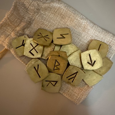 Rune Casters: Brass Runes for Role Playing Games, Scrying, and Magic - Etsy