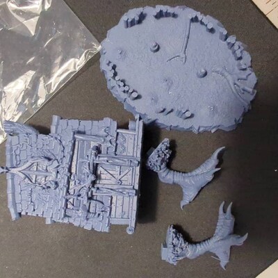 Martian Monolith Terrain Scenery Fantastic Plants & Rocks 32mm Ttgaming ...