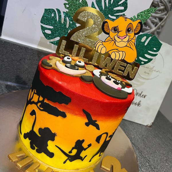Lion King Cake Topper - Etsy