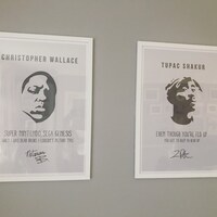 2pac Print Tupac Shakur Poster Hip-hop Wall Art 2pac Lyrics Quote Rap ...