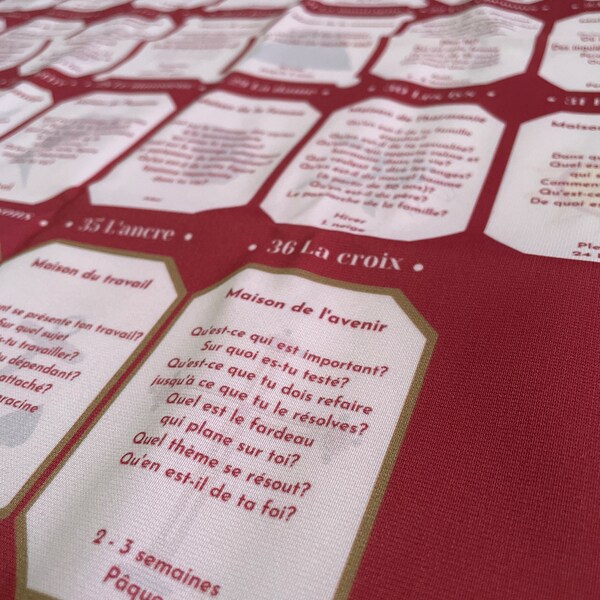 Lenormand Set Card Deck and House Chart and Booklet 4 X 9 With Meanings ...