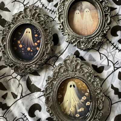Tiny Baroque Framed Rustic Ghost Portrait 2x3 Inches - Etsy