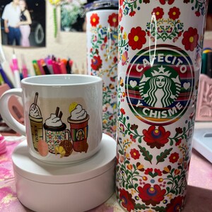 Cafecito Y Chisme Red Flowers Black and White Backgrounds - Etsy