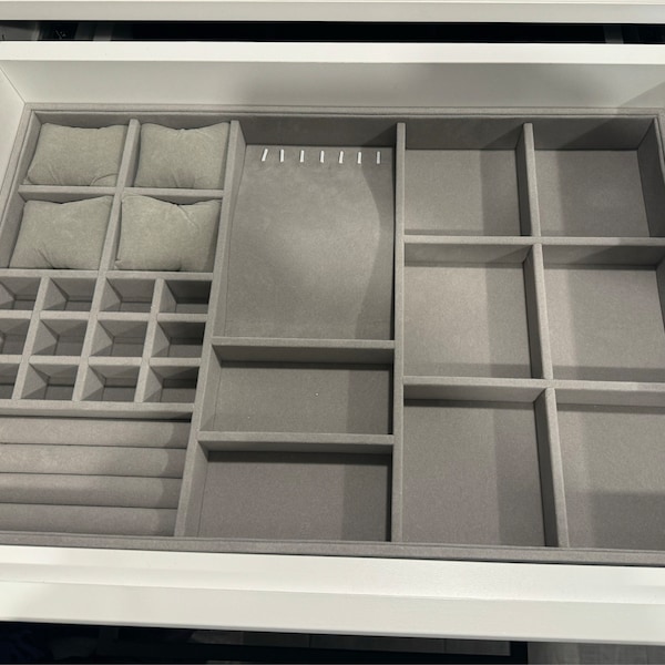 Custom Wood Drawer Insert / Jewelry Tray /jewelry Storage, Home ...