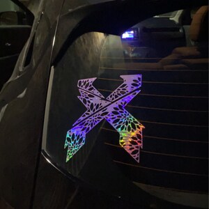 X Floral DJ Decal / Sticker X Car Decal X Bumper Sticker - Etsy