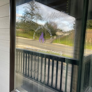 Customizable Business Window Decal / Your Company Name or Logo ...