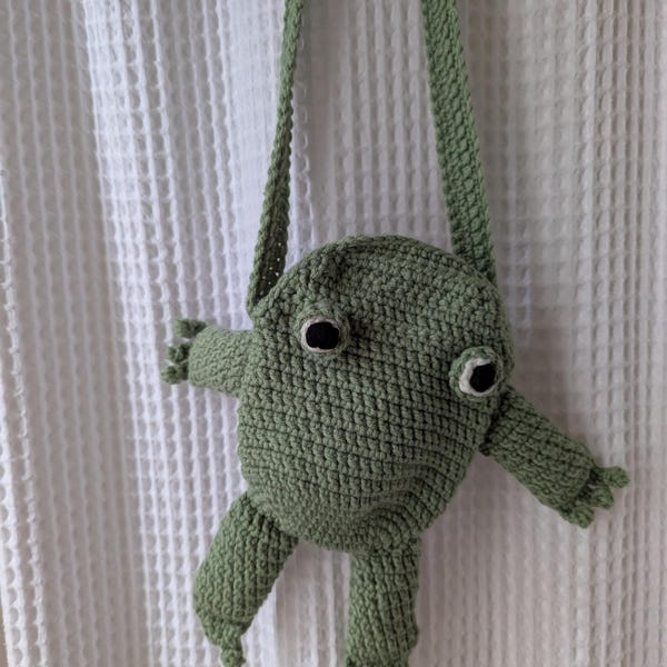 Hermit the Frog Purse Crochet Pattern - Etsy