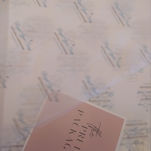 Logo Custom Printed Translucent / Baking /tracing Paper/ | Etsy