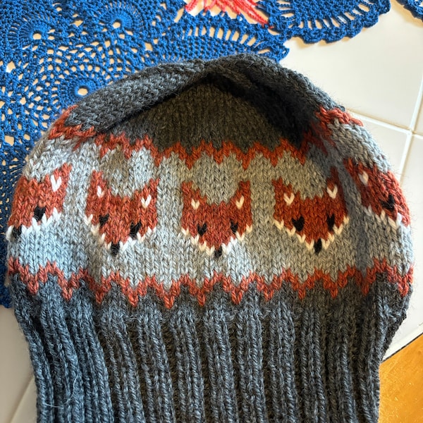 Puffin Hat Obsession Knitting Pattern. Pattern for Beautiful Hat With ...