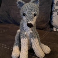 Crochet Pattern for Woolfie, Realistic Crochet Wolf Amigurumi Instant ...