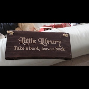 Dog Library Wood Sign - Etsy