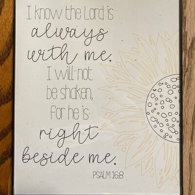 Ephesians 2:10, We Are God's Masterpiece, Bible Verse Vinyl Print ...