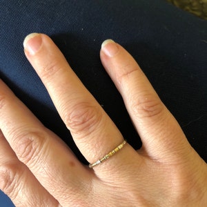 CUSTOM Morse Code Ring Personalized Morse Code Ring Any - Etsy