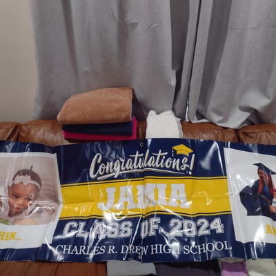 Personalized Graduation Banner W/ Photo, Name & School 3 Sizes Outdoor ...