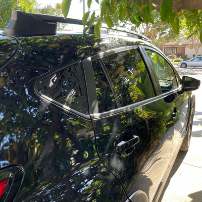 Fits 2018-2023 Subaru Crosstrek Rear Side Windows Topographic Map Decal ...