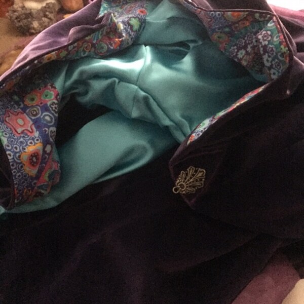 Merlin Cloak Pure Wool Made to Measure Cape Druid Pagan Wizard Shaman ...