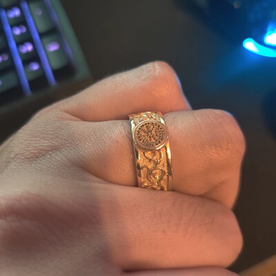 Greek Spartan Warrior Unique Signet Ring for Men in Silver - Etsy