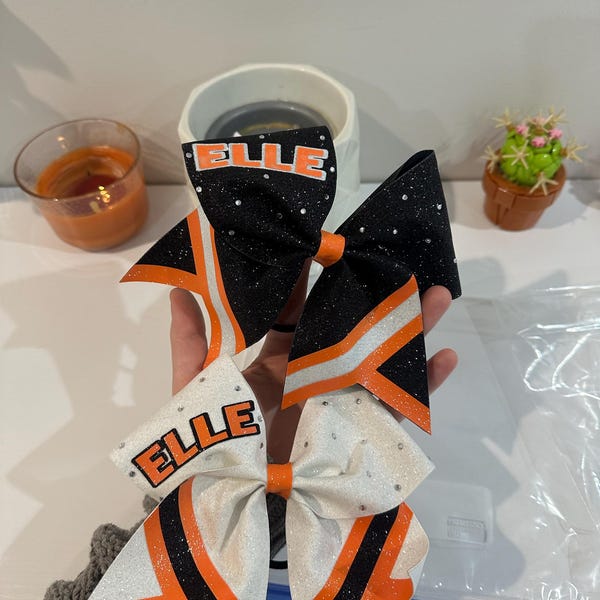 Cheer Bow Box, Cheer Bow Box and Makeup Bag, Cheer Bow Holder, Bow Box ...