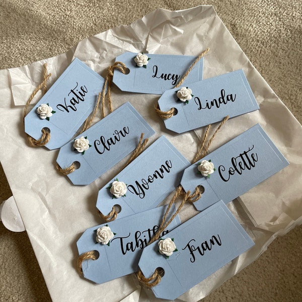 Luggage Tag Table Plan for Wedding. Seating Plan Tags. Rustic Style ...