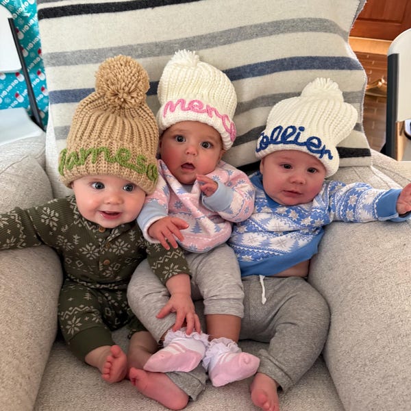 Baby Name Beanie,custom Baby Beanie,baby Hat With Name,newborn Hat Boy ...