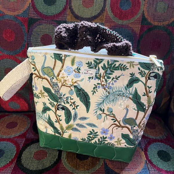 Tula Pink- Coin Purse, Gift for Friend, Small Zipper Bag, Zipper Bag ...