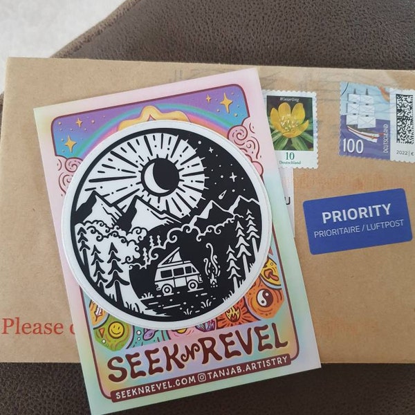 HAMSA Hand // Weatherproof Outdoor Sticker // Vinyl 4 Nature, Exploring & Scenery - Etsy